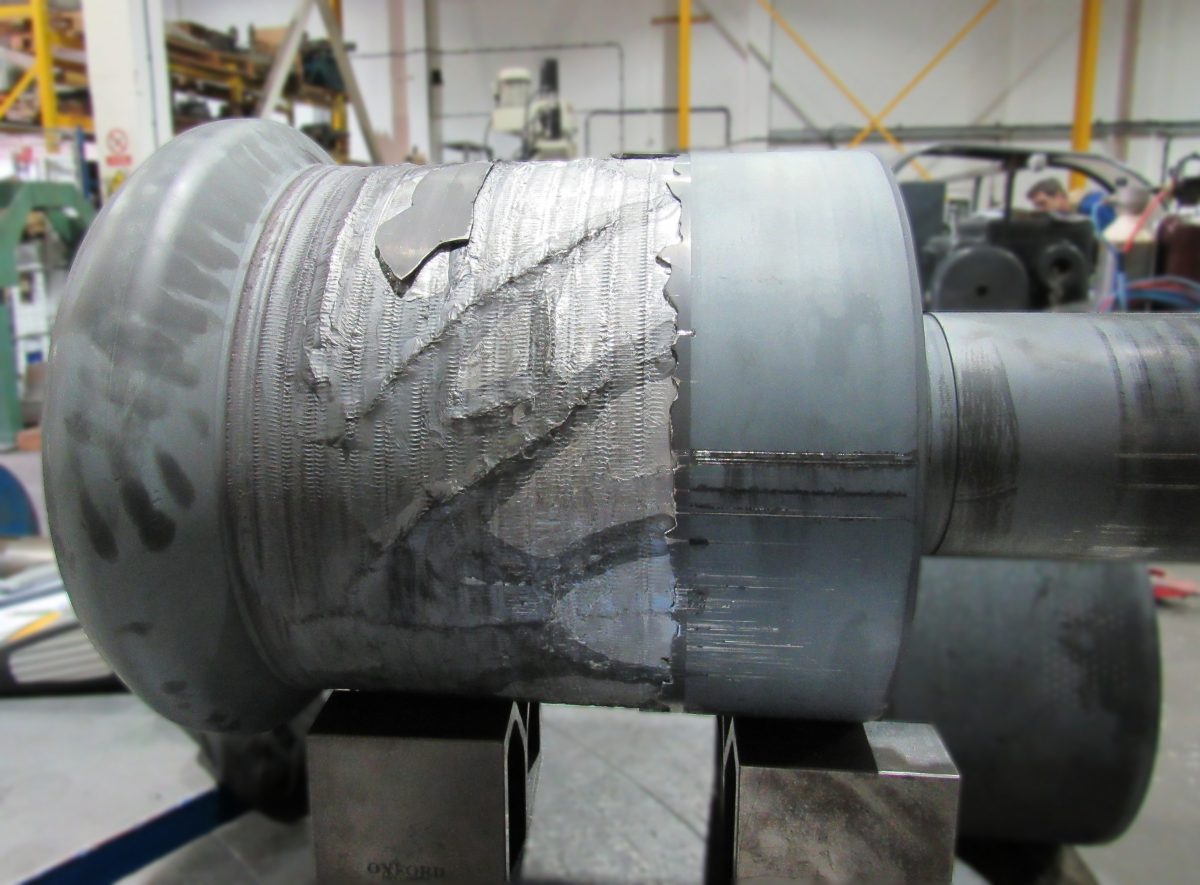 ReManufacture of an IP intercept control Valve done by SpiralWeld™